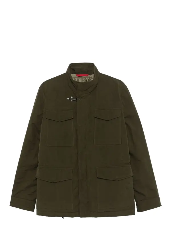 FAY Textured Jacket - Green