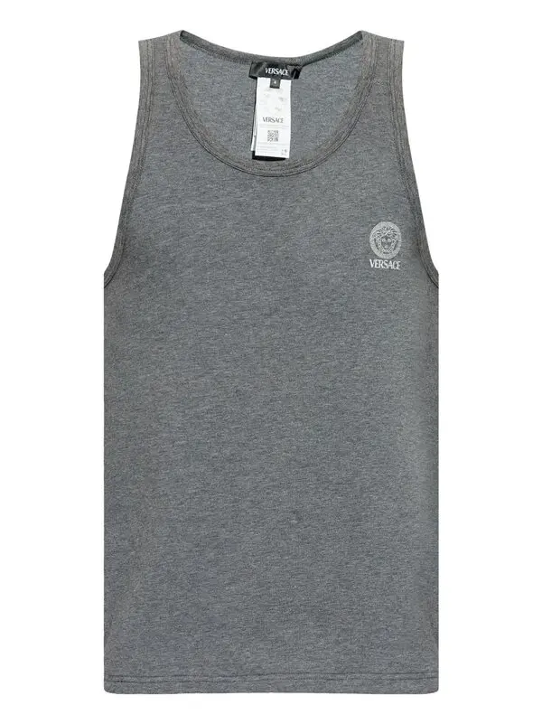 Versace Medusa-print Tank Top - Grey