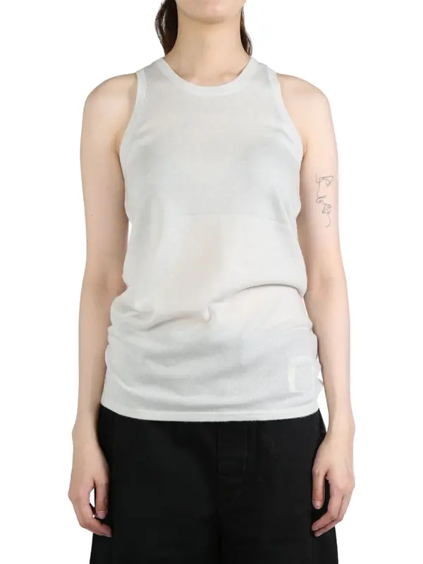 Frenckenberger Cashmere Tank Top - Neutrals