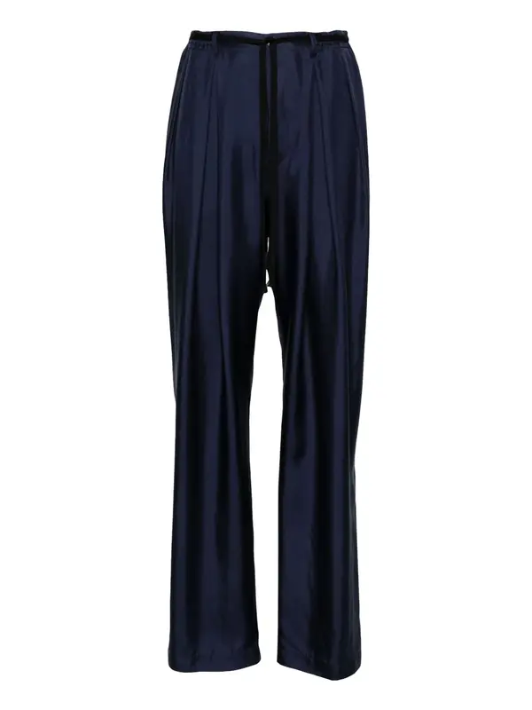 Barena Venezia Silk Trousers - Blue
