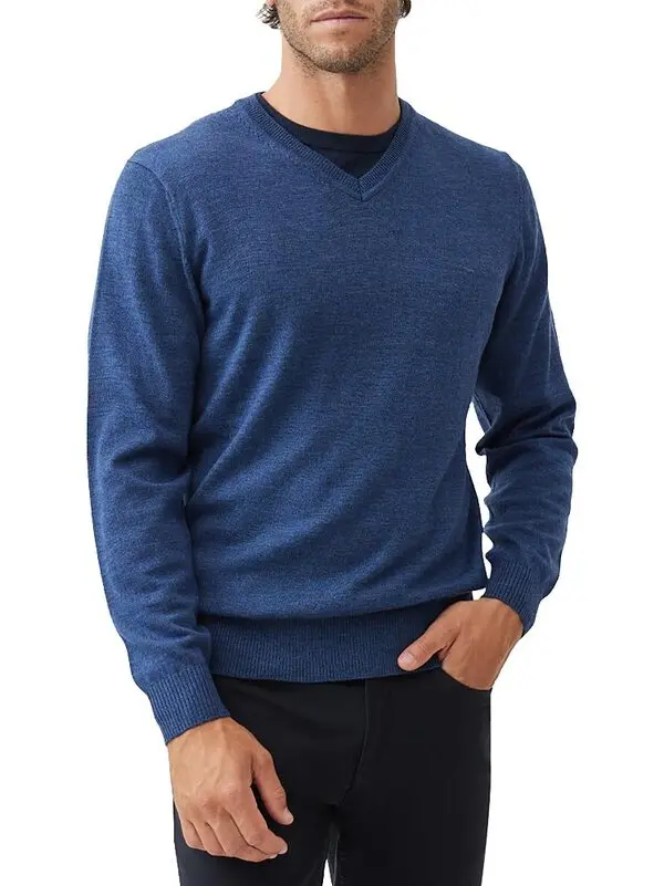 Rodd & Gunn Phoenix V-neck Sweater - Lake