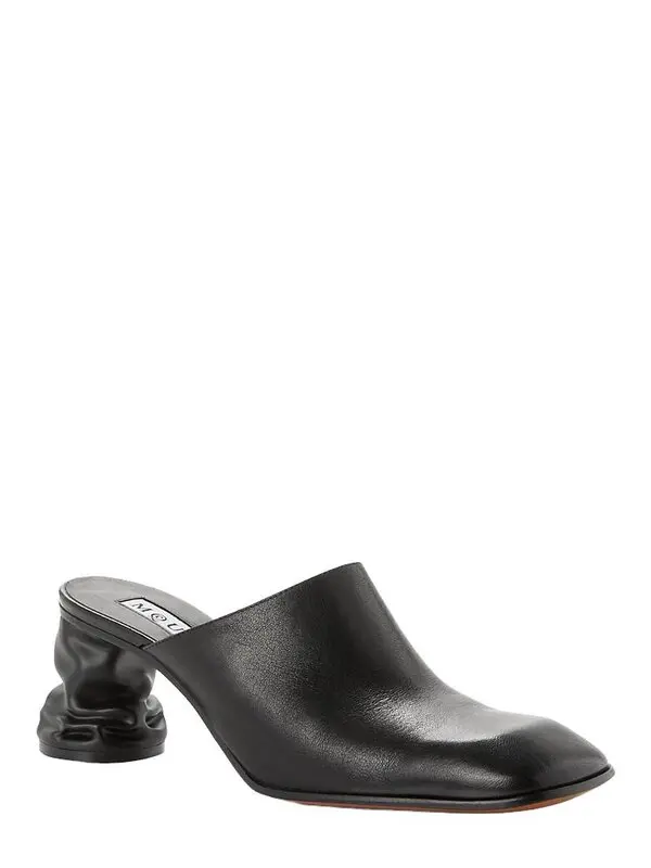 Alexander McQueen Crush Mules - Black