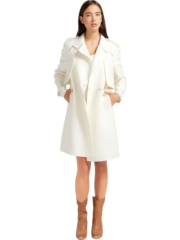 BELLE & BLOOM Palm City Wool-blend Coat - Cream