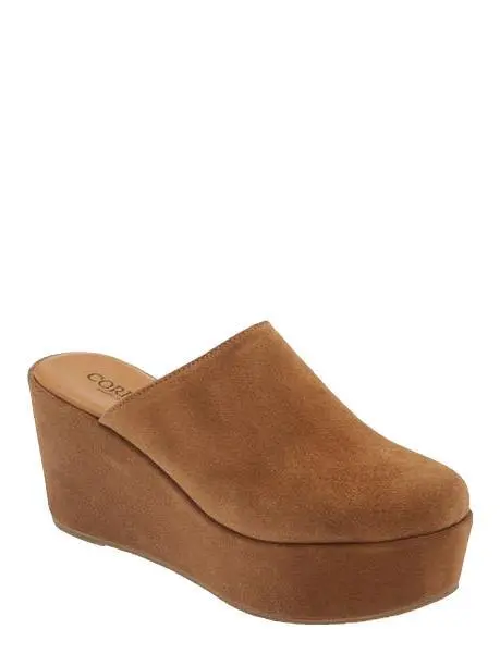 Cordani Jules Platform Mule - Clove Suede