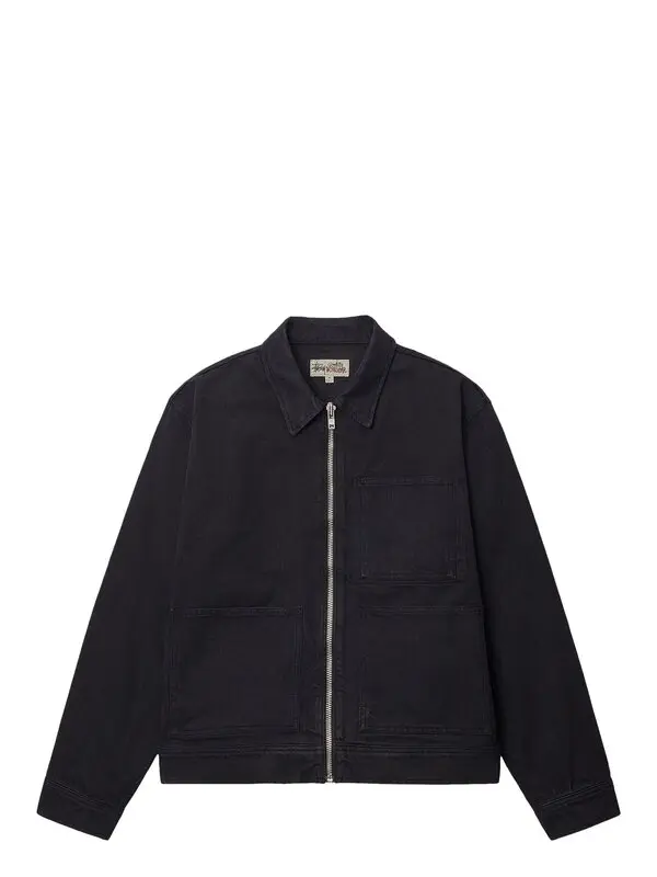 StÜssy Zip Work Jacket - Black