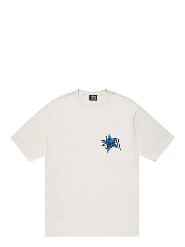 StÜssy Star Tee Pigment Dyed 'natural - Cream