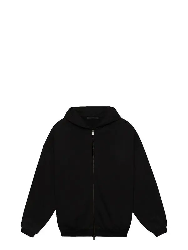Fear Of God Heavy Fleece Full Zip Hoodie - Black