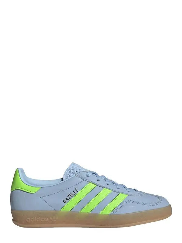 Adidas Gazelle Indoor Sneakers - Clear Sky Blue/solar Green/gum
