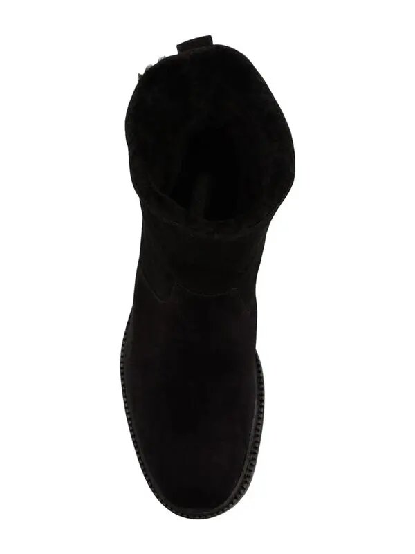 Manolo Blahnik Tomosa Suede Ankle Boots - Black