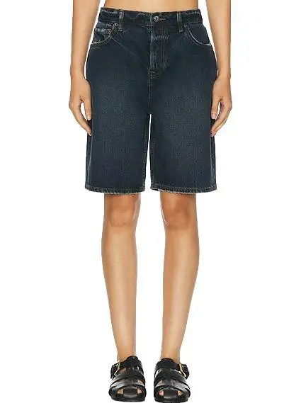 GRLFRND Rene Low Rise Baggy Denim Short - Goleta