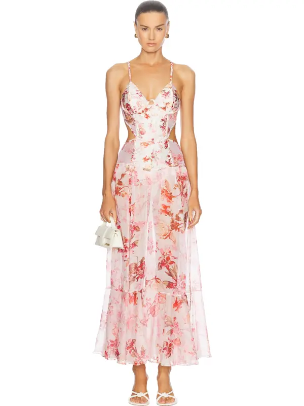 PatBO Bustier Beach Dress - Vapor