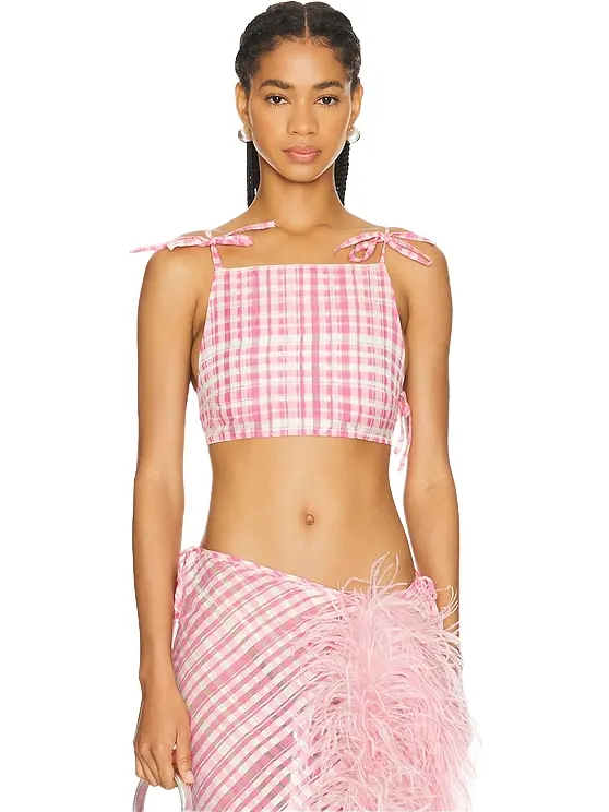 MILKWHITE Cropped Top - Pink