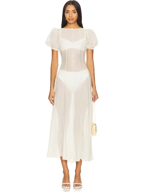 Lpa Emory Midi Dress - Ivory