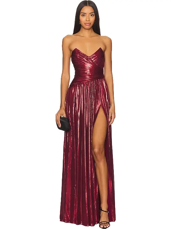 Retrofete Waldorf Maxi Dress - Port