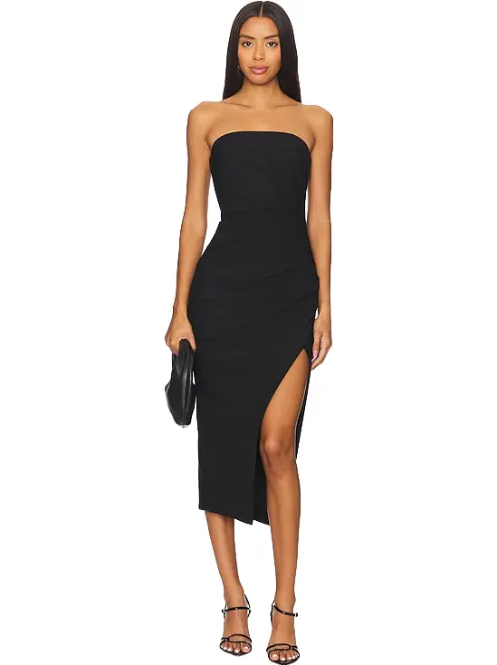 ELLIATT Charlotte Midi Dress - Black