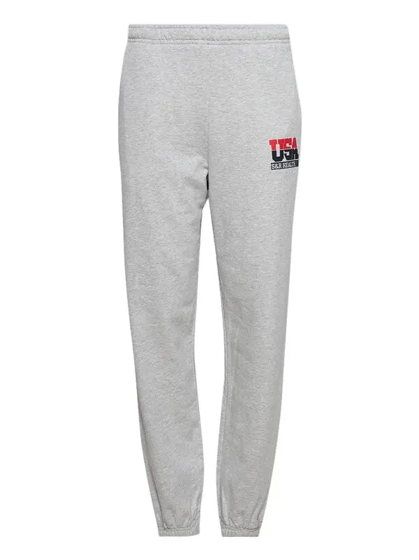 SPORTY & RICH Team Usa Sweatpants - Grey