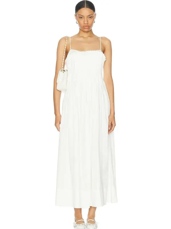 Lpa Annalie Midi Dress - White
