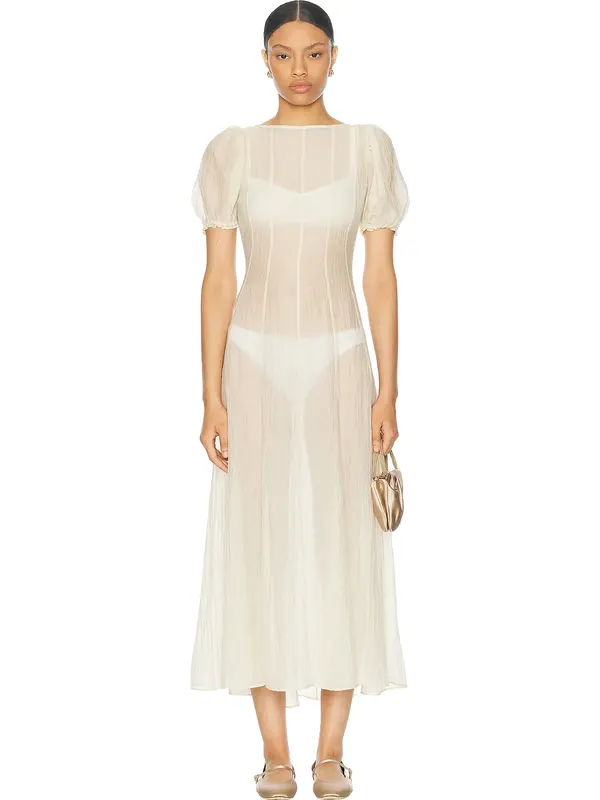 Lpa Emory Midi Dress - Ivory