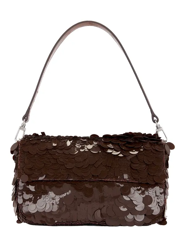 Staud Timmy Shoulder Bag - Cacao
