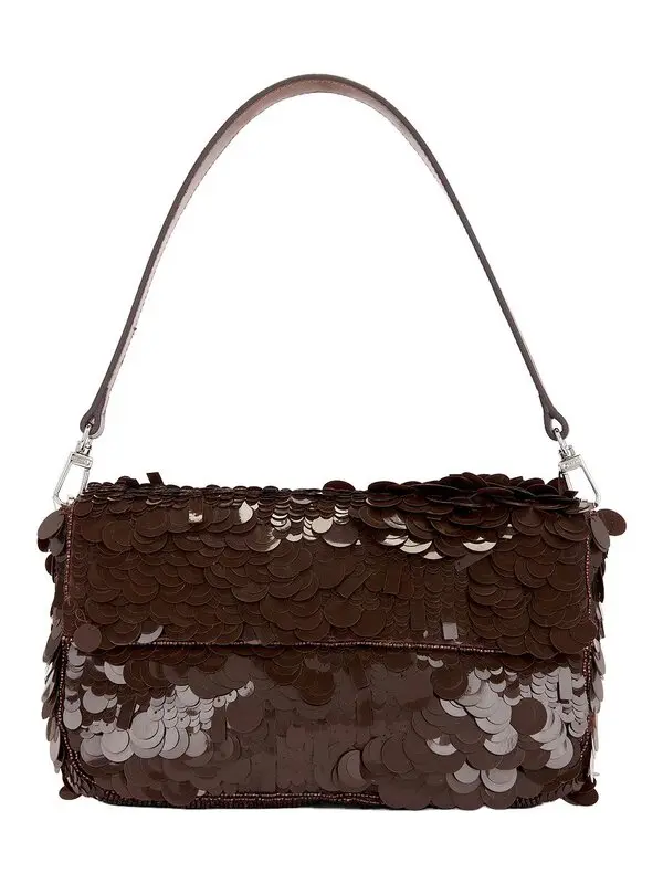 Staud Timmy Shoulder Bag - Cacao