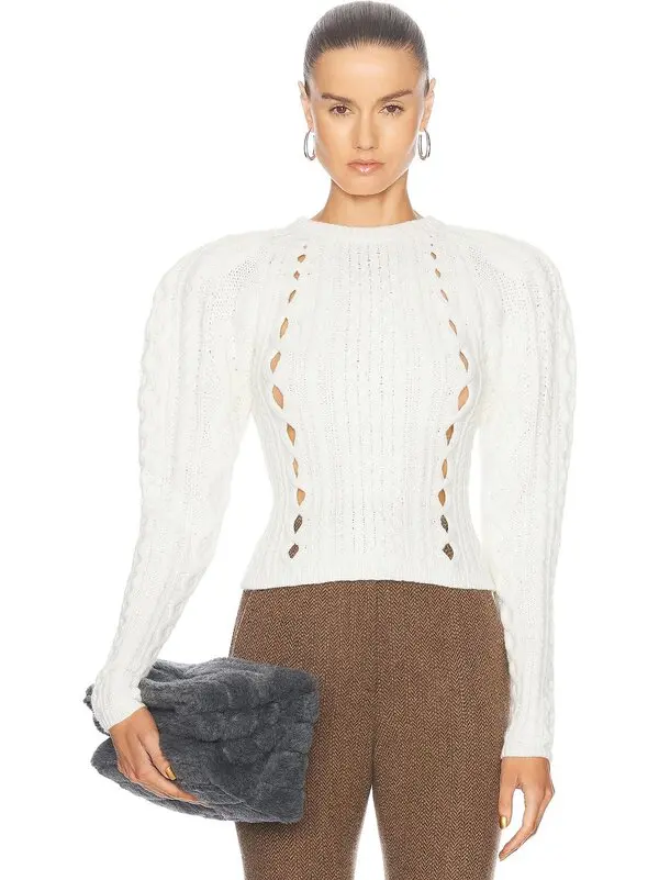Gabriela Hearst Petersburg Sweater - Ivory