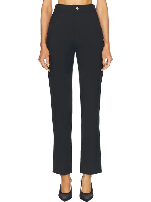 Moschino Straight Leg Trousers - Black