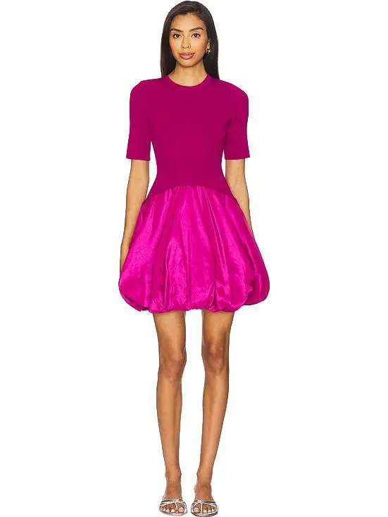 Simkhai Kenny Bubble Mini Dress - Pink