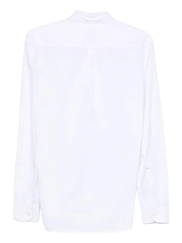 BOSS Button-down Cotton Shirt - White