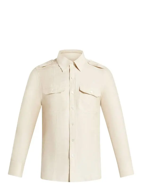 TOM FORD Long Sleeve Shirt - Neutrals