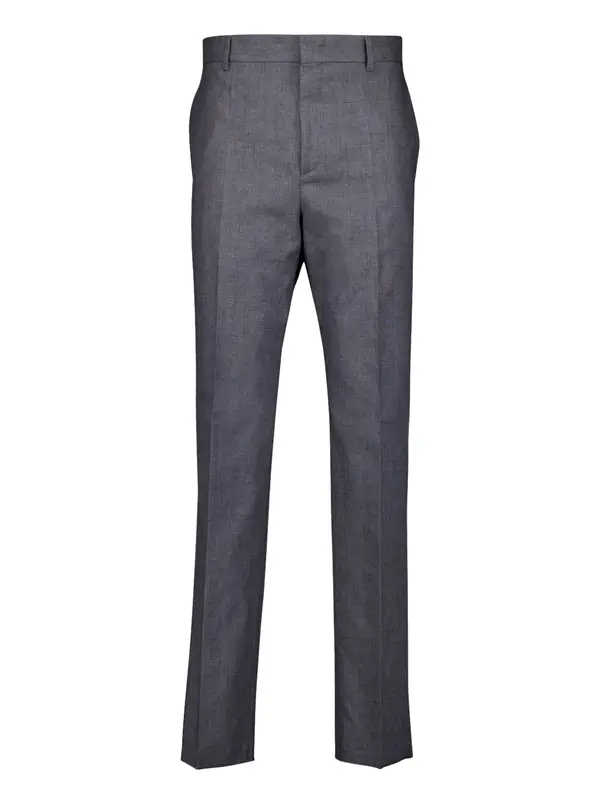 Valentino Garavani Linen Trousers - Grey