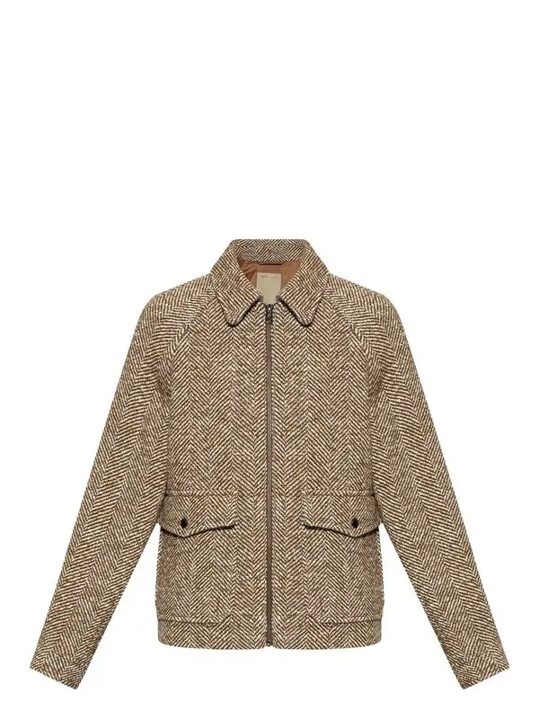 Woolrich Herringbone-pattern Jacket - Brown
