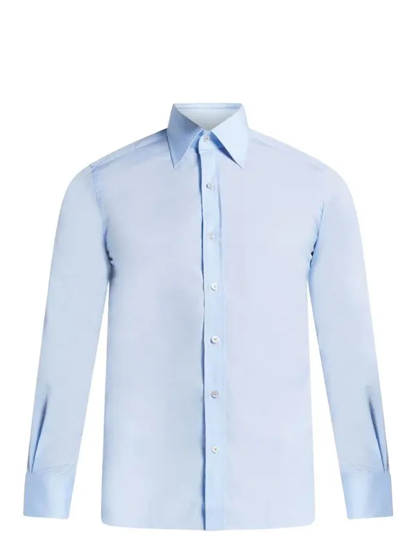 TOM FORD Cotton Shirt - Blue
