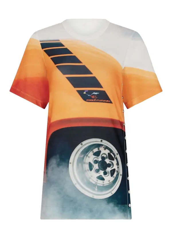 Rabanne Fast Cars Jersey T-shirt - Orange
