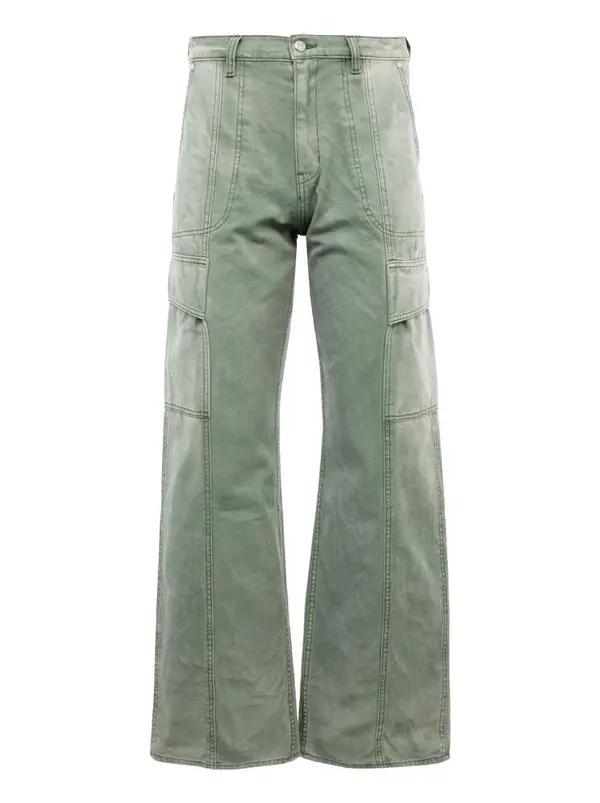 Rhude Canvas Cargo Pants - Green