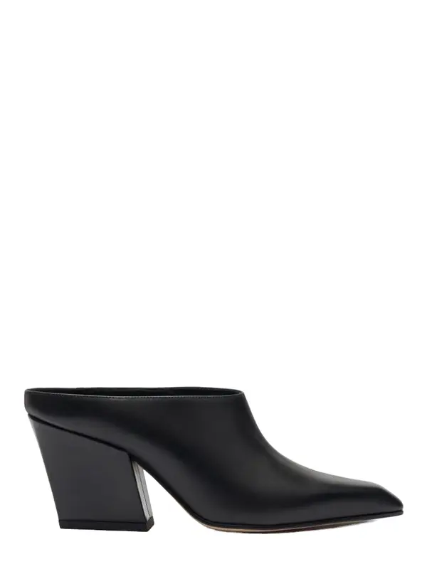 SCAROSSO 80mm Holly Mules - Black