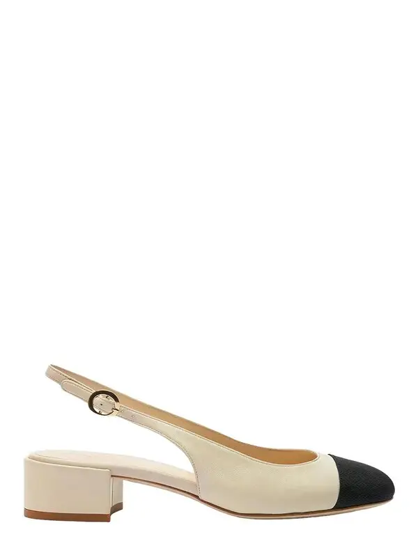 SCAROSSO 35mm Coco Pumps - White