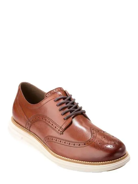 Cole Haan Originalgrand Remastered Wingtip Derby - Woodbury/ Ivory