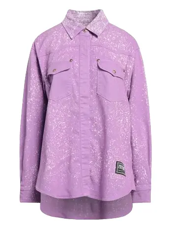 Versace Gabardine Overshirt - Purple
