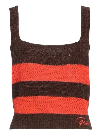 Pinko Knitted Striped Top - Brown