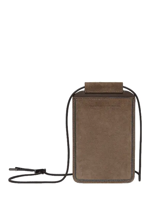Brunello Cucinelli - Brunello Cucinelli Suede Phone Bag