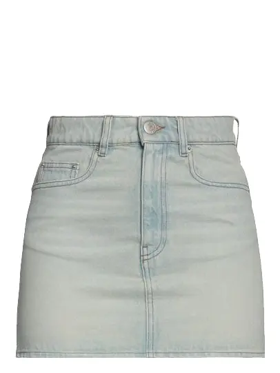 AMI Paris Denim Pencil Skirt - Blue