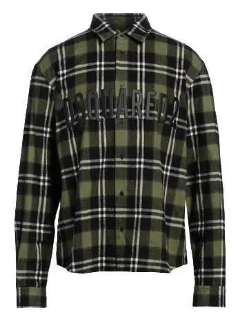 Dsquared2 Shirt Military Size Cotton - Green