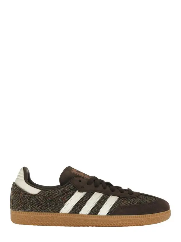 Adidas Samba Og Tweed Sneakers - Dark Brown/cream White/gum