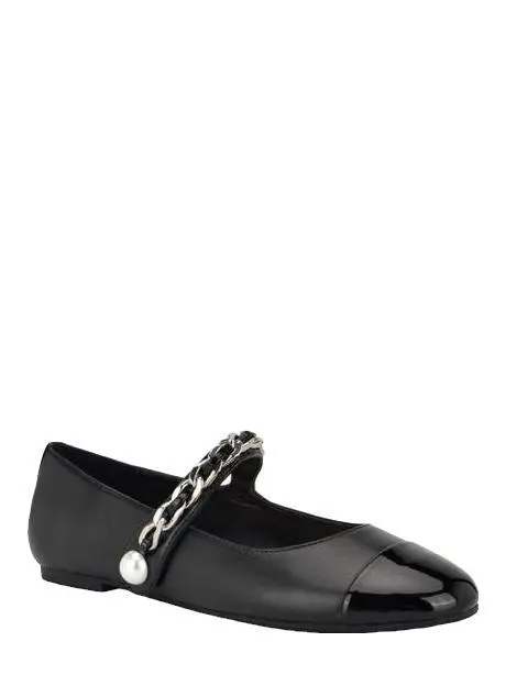 Nine West Platy Mary Jane Flat - Black