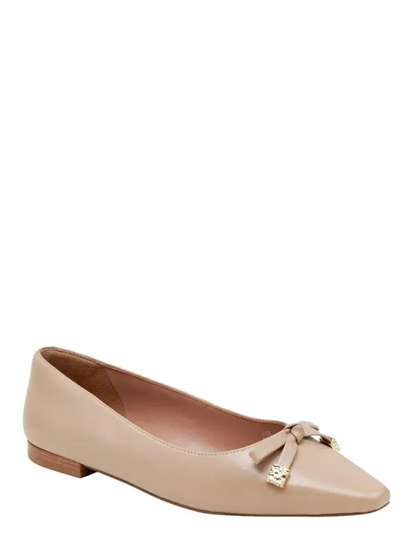 Linea Paolo Nicolis Leather Flats - Blush Pink