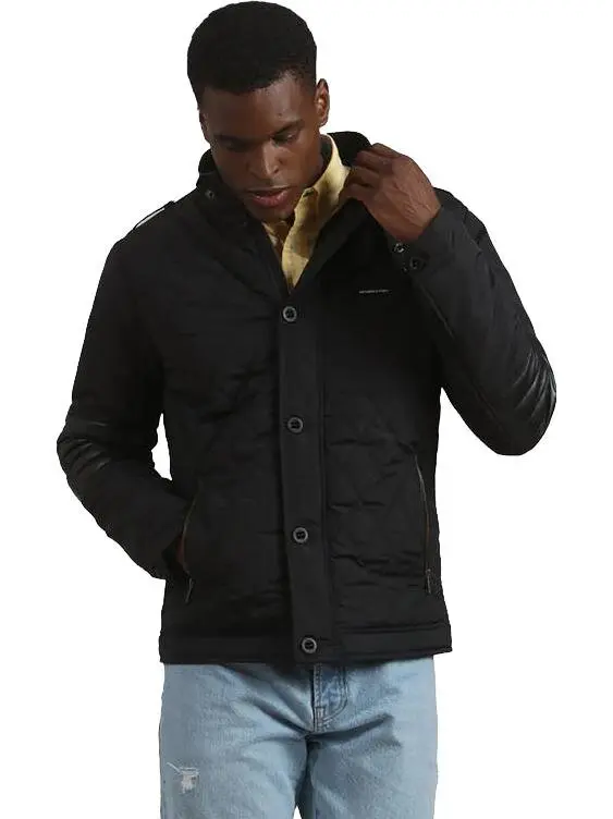 MEMBERS ONLY Belmont Quilted Jacket - Black
