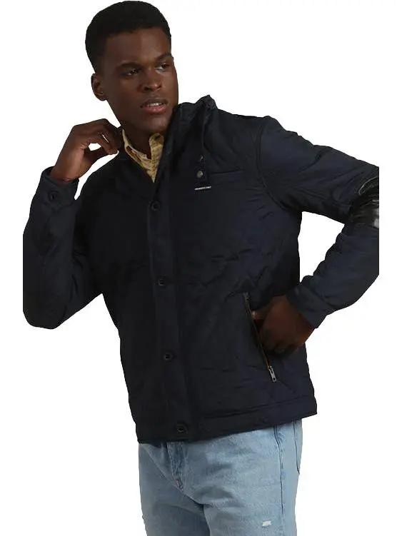 MEMBERS ONLY Belmont Quilted Jacket - Navy