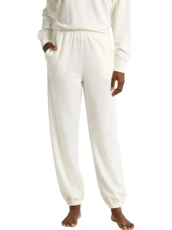 Honeydew Intimates Sundown Cotton-blend Joggers - Ivory