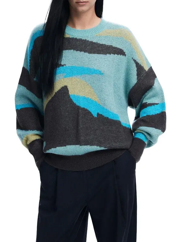 Desigual Thunder Bay Sweater - Green