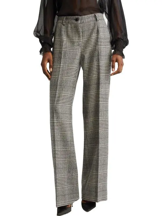 Dolce & Gabbana Houndstooth Wool And Cashmere Trousers - S8100 Quadri-check-tartan